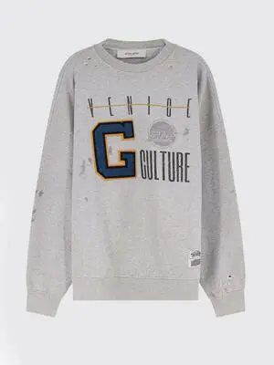 GOLDEN GOOSE Cotton Crew Neck Sweatshirt With Logo