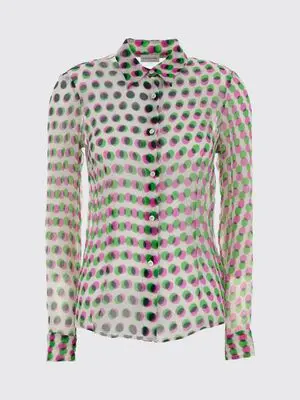 Dries Van Noten Polka Dot Silk Shirt
