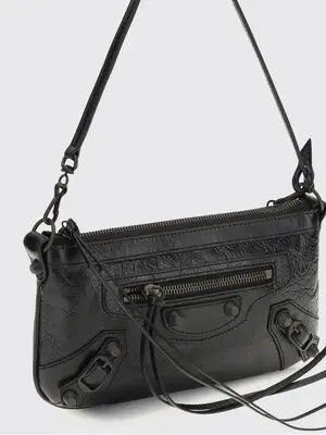 Balenciaga Le City Shoulder Bag In Arena Leather