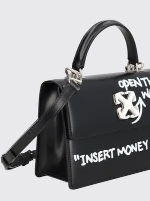 Off-White Jitney 1.4 Handbag In Smooth Leather With Arrow Logo