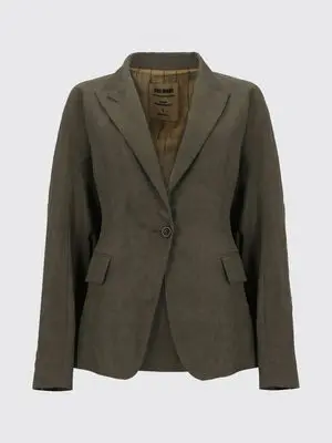 UMA WANG Single-breasted Cropped Blazer With Peak Lapels