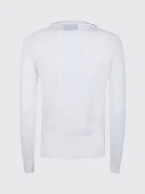 Simone Rocha Wool And Silk Cardigan With Pearl Appliqués