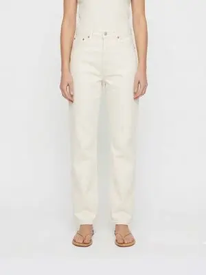 AGOLDE Slim Fit Cotton Denim Jeans - Biscuit