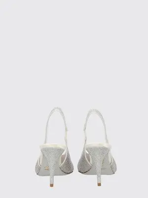 Rene Caovilla Jinny High-heeled Slingbacks With Applied Crystals