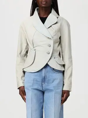 VIVIENNE WESTWOOD Asymmetric Cotton Blazer - Blue