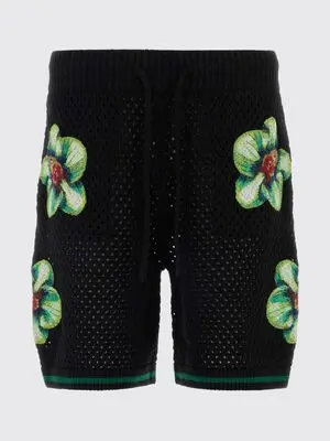 Casablanca Cotton Jogging Shorts With Flowers
