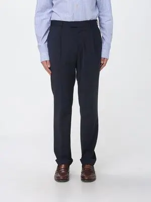 PT TORINO Wool Blend Tailored Trousers - Blue