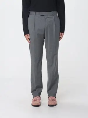 PT TORINO Wool Blend Tailored Trousers - Grey