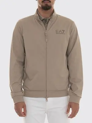 EA7 Zip Cardigan - Beige