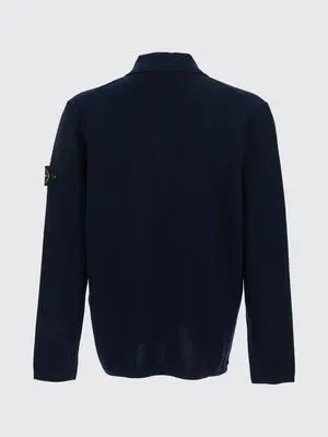 Stone Island Fine Knit Cotton Polo Shirt - Blue