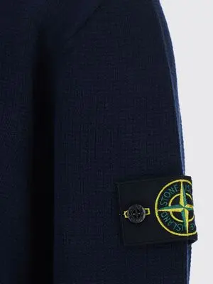 Stone Island Fine Knit Cotton Polo Shirt - Blue