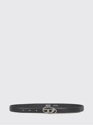 DIESEL® Embellished Logo Belt - Black