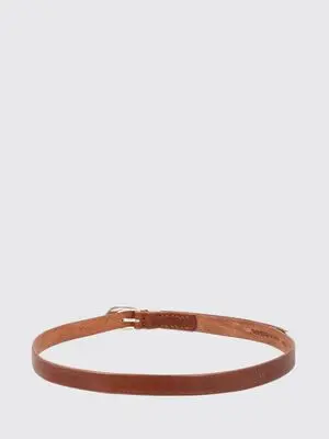Our Legacy Grained Leather Belt With Pin Buckle