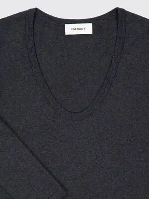 LISA YANG Long Sleeve V-neck Jumper