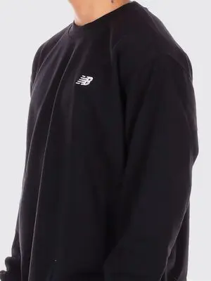 NEW BALANCE Cotton Crewneck Sweatshirt With Logo