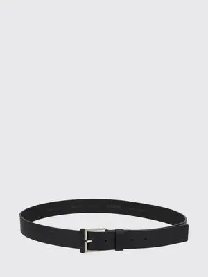 Hugo Smooth Leather Belt With Pin Buckle - Black