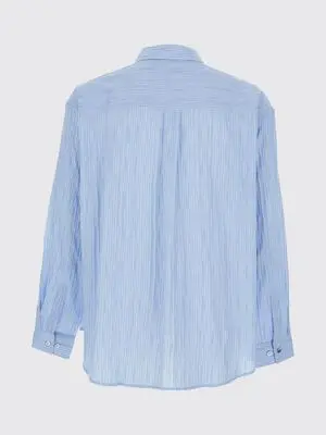 COOR Pleated Cotton Blend Shirt