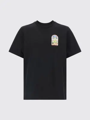 Casablanca Organic Cotton T-shirt With Logo - Black