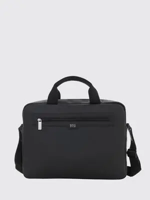 BOSS Leather Briefcase - Black