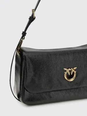 Pinko Love Bag Click Soft Leather Crossbody Bag
