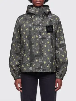 GANNI Recycled Nylon Hooded Jacket - Black