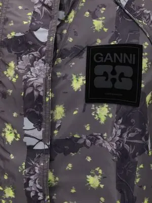 GANNI Recycled Nylon Hooded Jacket