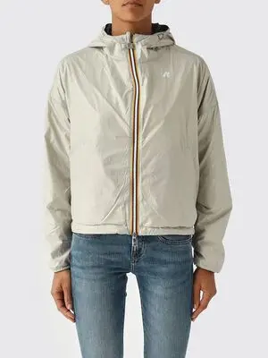 K-WAY Jacket With Hood And Zip Closure - Black