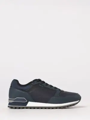 BOSS Parkour Mesh And Rubber Sneakers - Blue