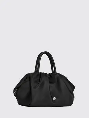 Simone Rocha Draped Nylon Bag With Embroidered Crystals