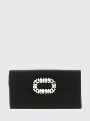 ROGER VIVIER Embellished Clutch - Black