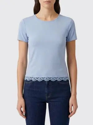 Magda Butrym Stretch Cupro T-shirt - Blue
