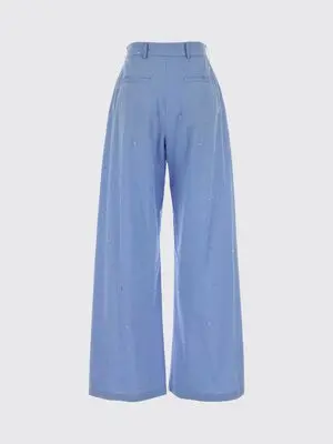 Giuseppe Di Morabito Cotton Palazzo Trousers With Embellishments