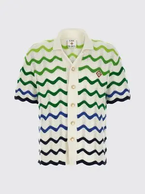 Casablanca Crochet Knit Shirt
