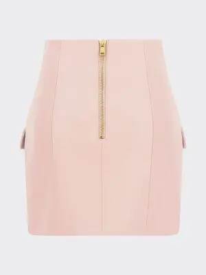 Balmain Leather Mini Skirt