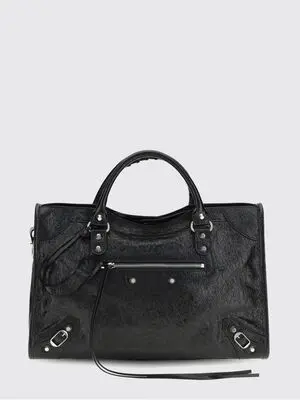 Balenciaga Le City Arena Leather Bag - Black