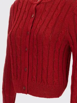 Ralph Lauren Crew-neck Cardigan - Red