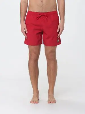 COLMAR Polyester Boxer Swim Trunks - Red