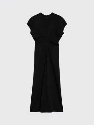 TOTEME Gathered Midi Dress - Black