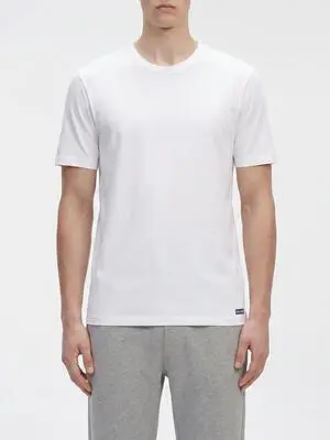 Hugo Set Of Two Cotton T-shirts With Contrast Logo And Crew Neck - White