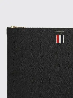 Thom Browne Grain Leather Pouch