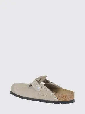 BIRKENSTOCK Boston Rivet Suede Clogs