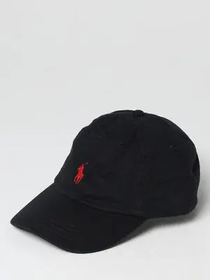 Polo Ralph Lauren Cotton Baseball Cap With Embroidered Logo - Black