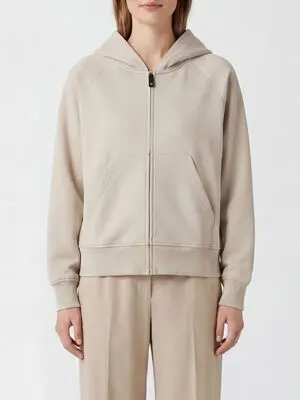 Max Mara Cotton Hoodie - Beige
