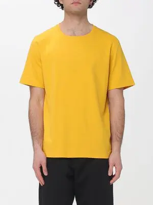 LANEUS Basic Cotton T-shirt - Orange