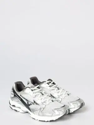 Mizuno Wave Rider Low-top Mesh Sneakers - Silver