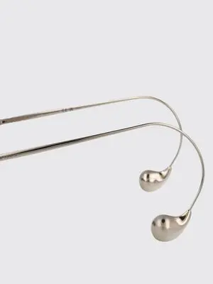 Bottega Veneta Aviator Metal And Acetate Sunglasses - Grey