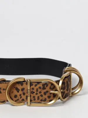 Pinko Leopard Print Belt