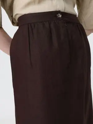 COLMAR Pure Linen Midi Skirt
