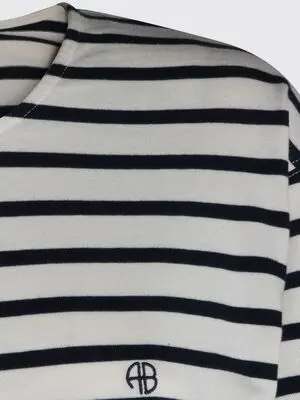 ANINE BING Striped Cotton T-shirt