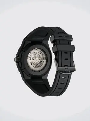 D1 MILANO Automatic Skeleton Steel Watch With Sapphire Glass